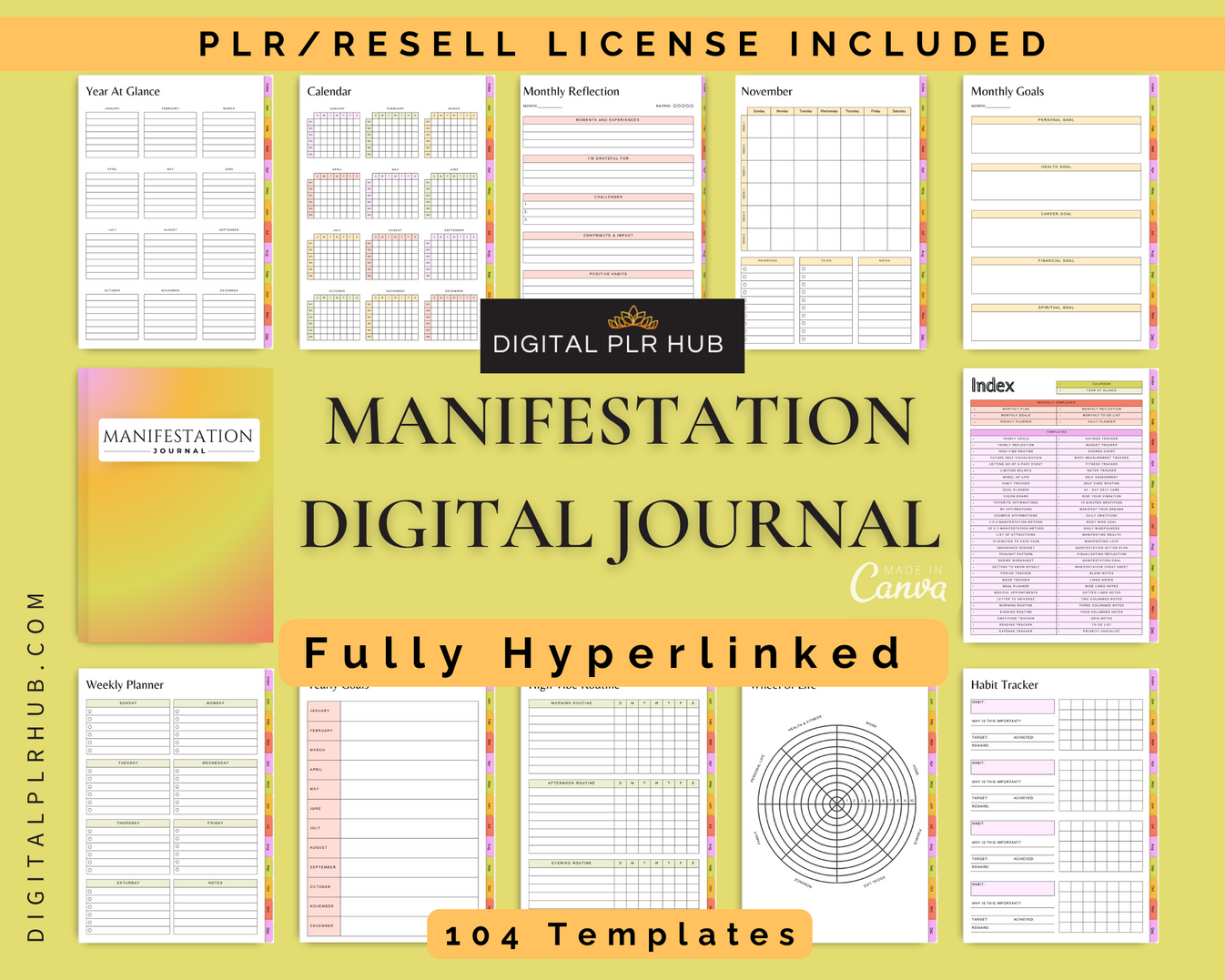 Digital Manifestation Journal – Digital PLR Hub