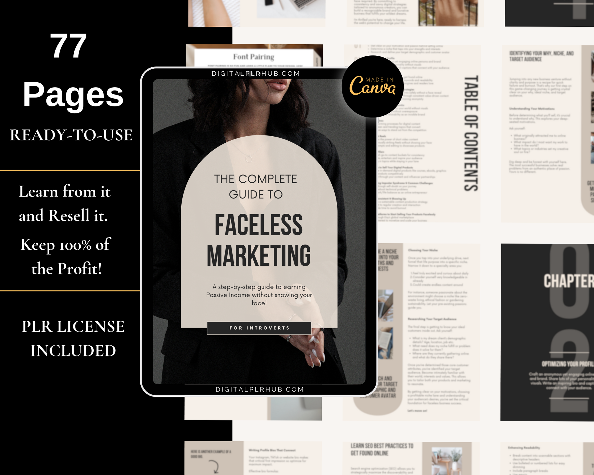 Faceless Starter Pack – Digital PLR Hub