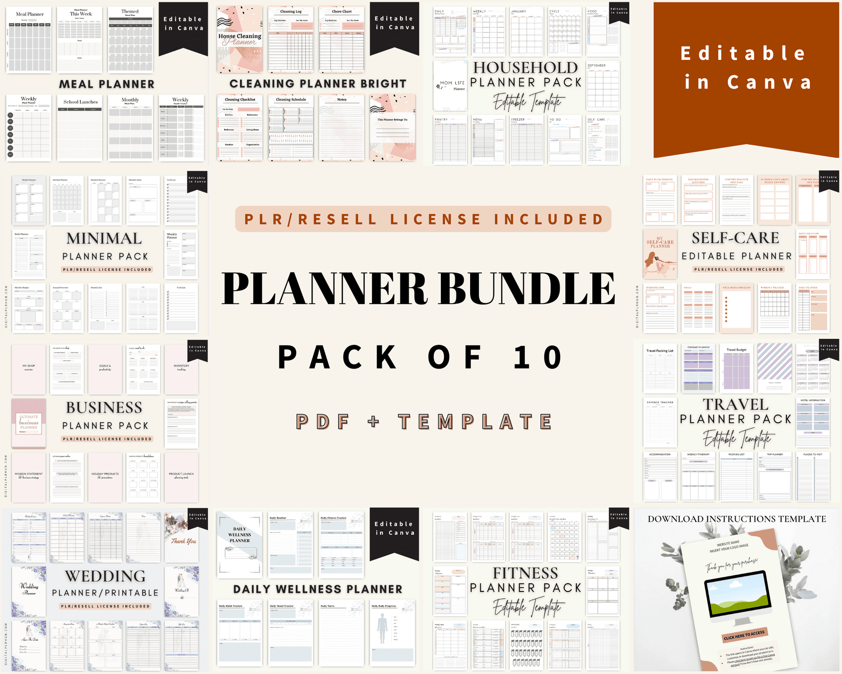 PLR Planner Bundle – Digital PLR Hub