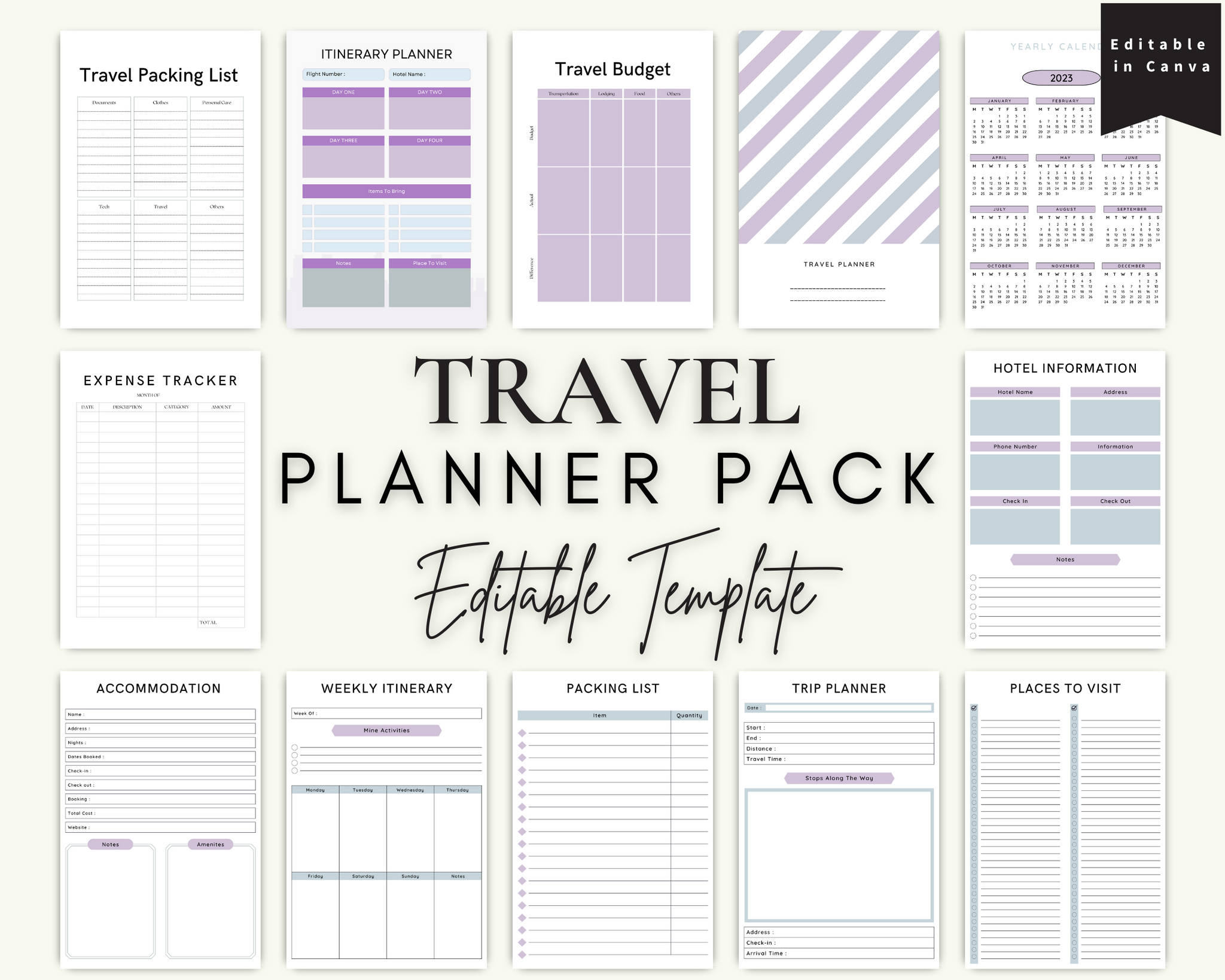 Travel Planner Pack – Digital PLR Hub