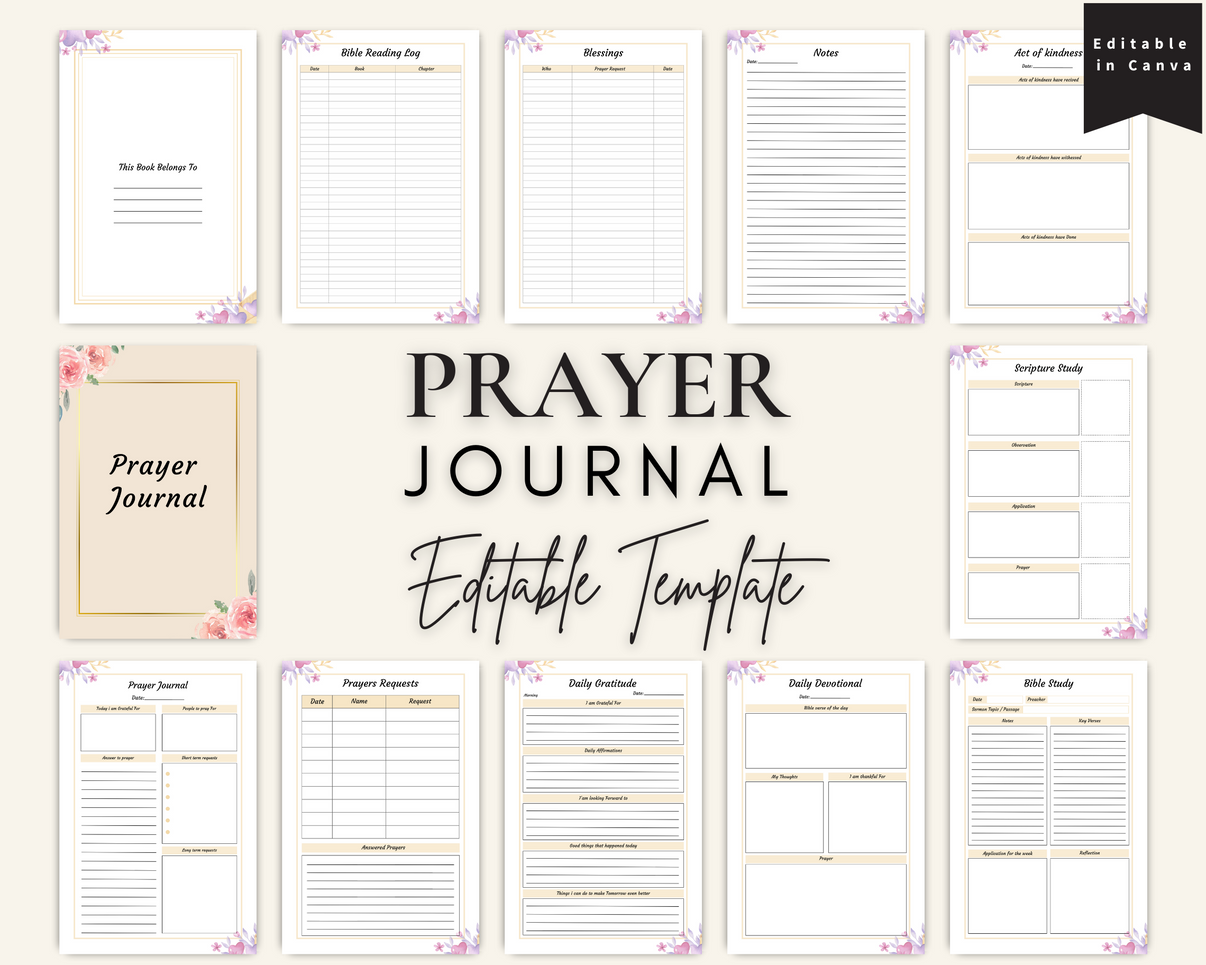 Prayer Journal – Digital PLR Hub