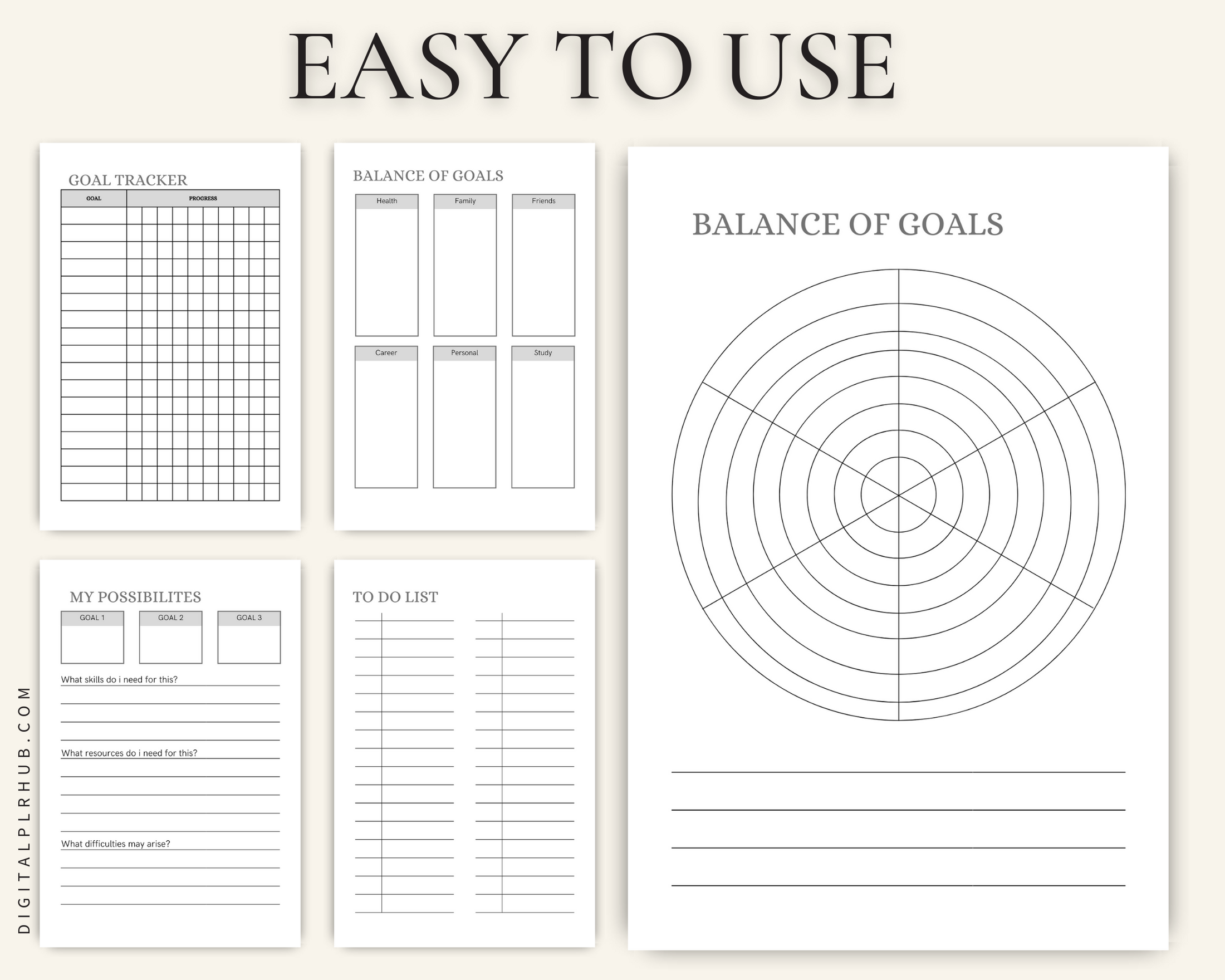 Goal Planner – Digital PLR Hub