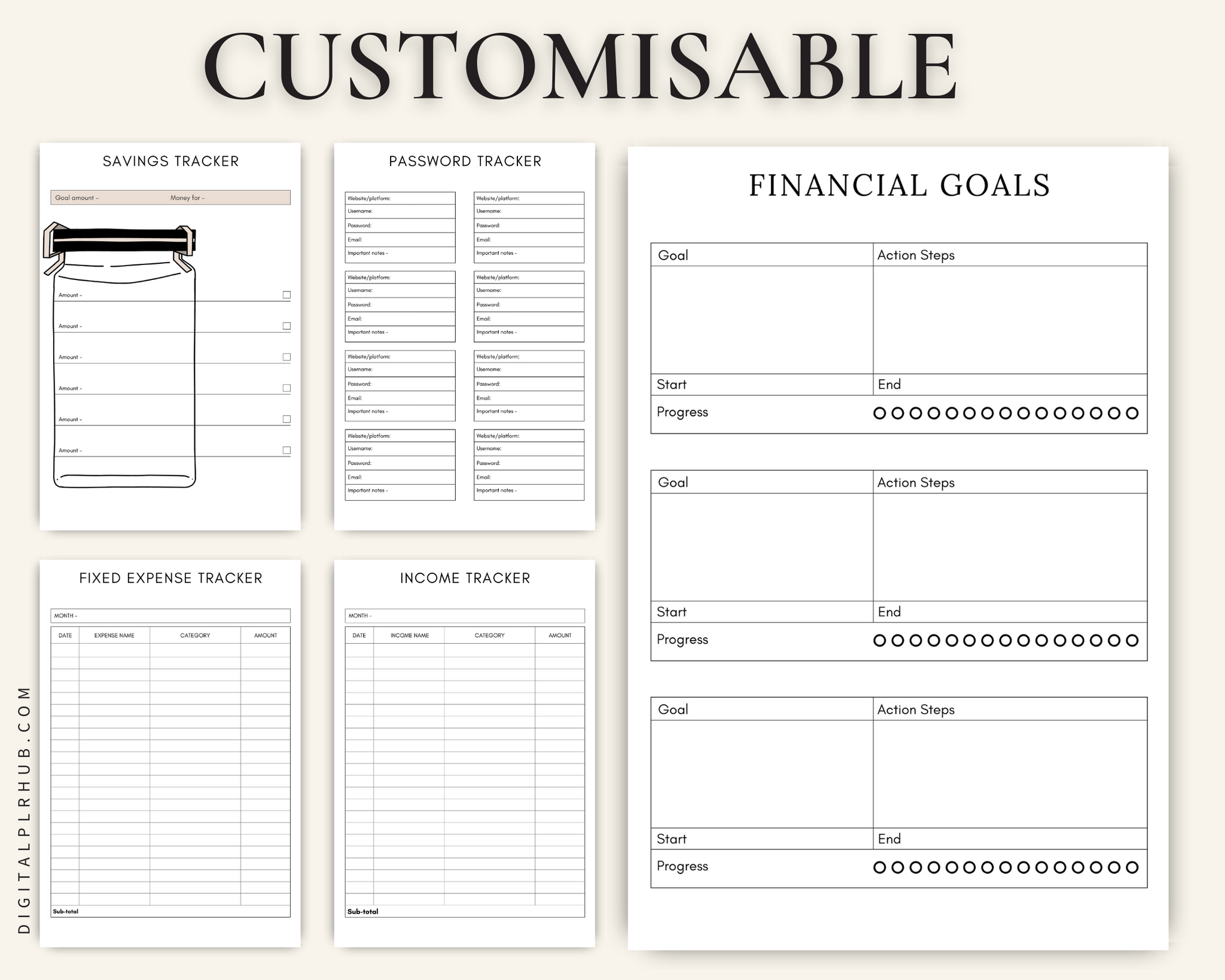 Finance Tracker – Digital PLR Hub